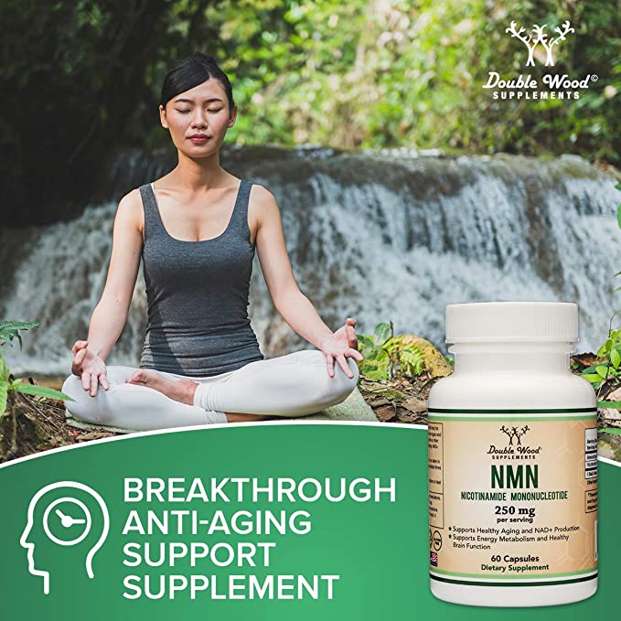 NMN Double Wood - Nicotinamide Mononucleotide (60 Capsules) | Skincare ...