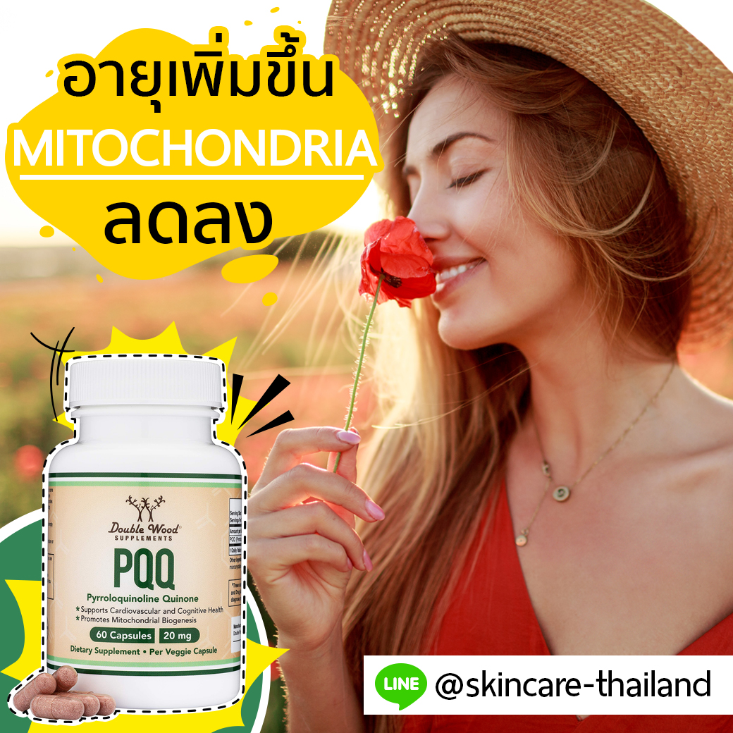 Double Wood Supplements PQQ (Pyrroloquinoline quinone) PQQ 20 มิลลิกรัม ...