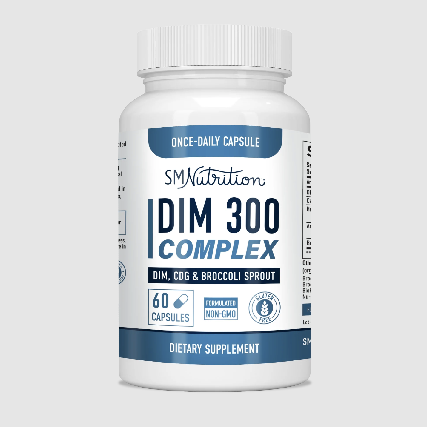DIM 300 mg Complex, Smoky Mountain Nutrition กำจัดฮอร์โมนเอสโตรเจนชนิด ...